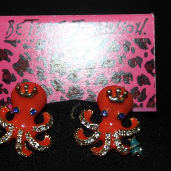 unbranded | Jewelry | Nwt Sea Life Orange Baby Octopus Earrings | Poshmark